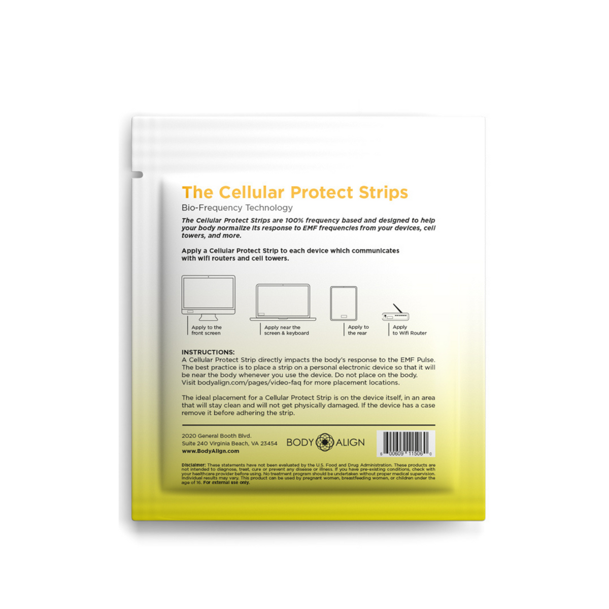 EMF DEFENSE STRIPS (2 Strips) – Body Align