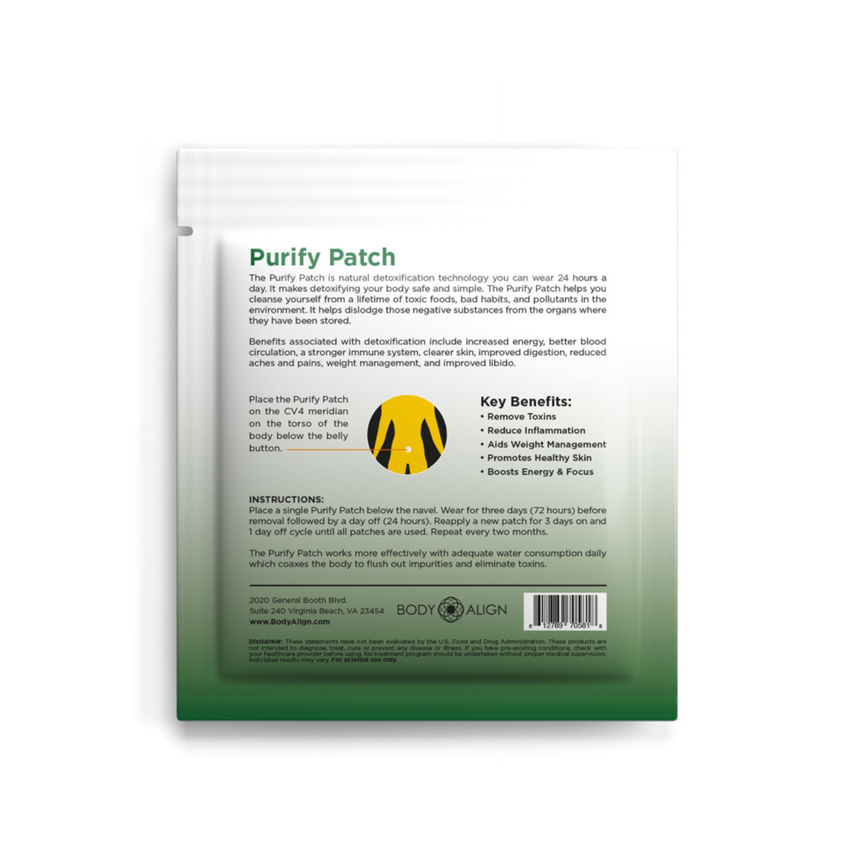 Detox Purify Patch - 12 Pack – Body Align